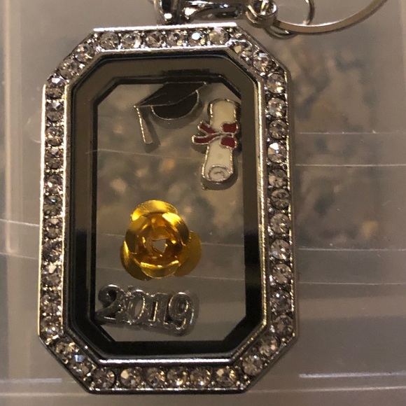Jewelry | Graduation Themed Floating Locket | Poshmark
